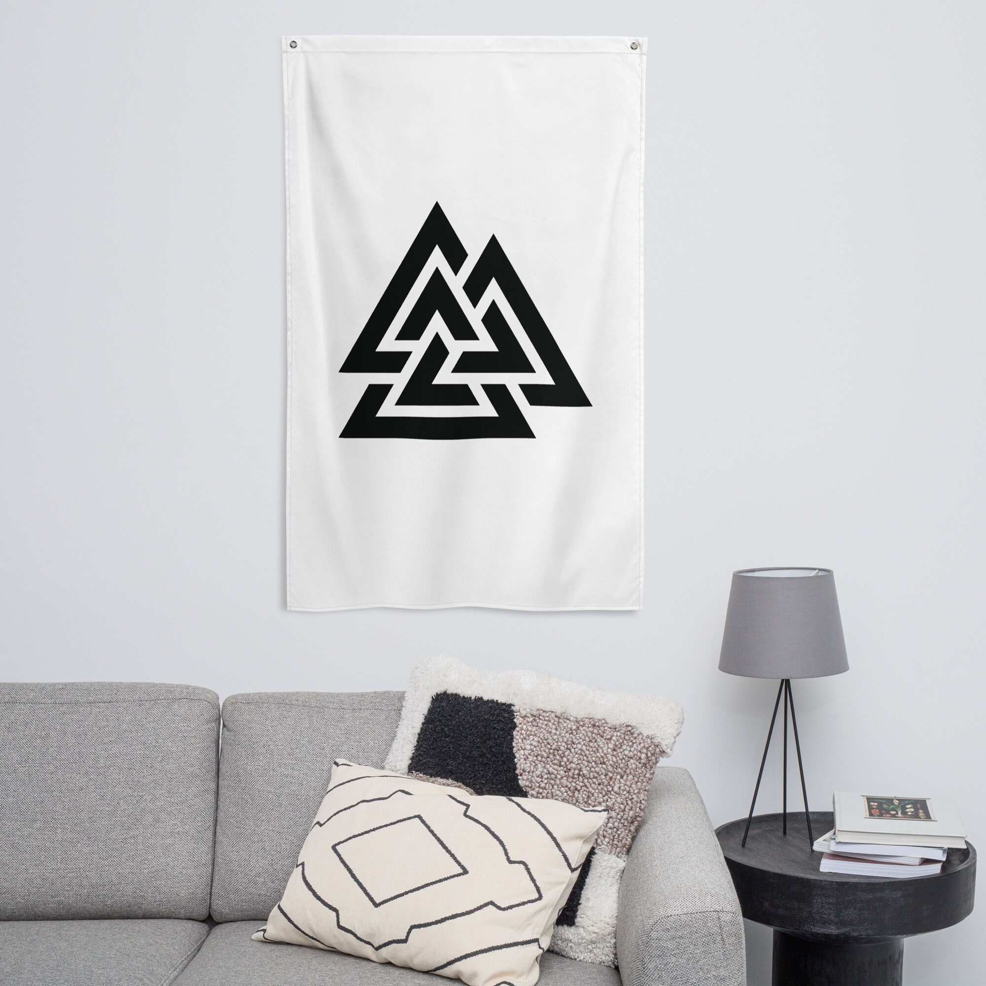 Valknut Viking Themed Flag - Etsy