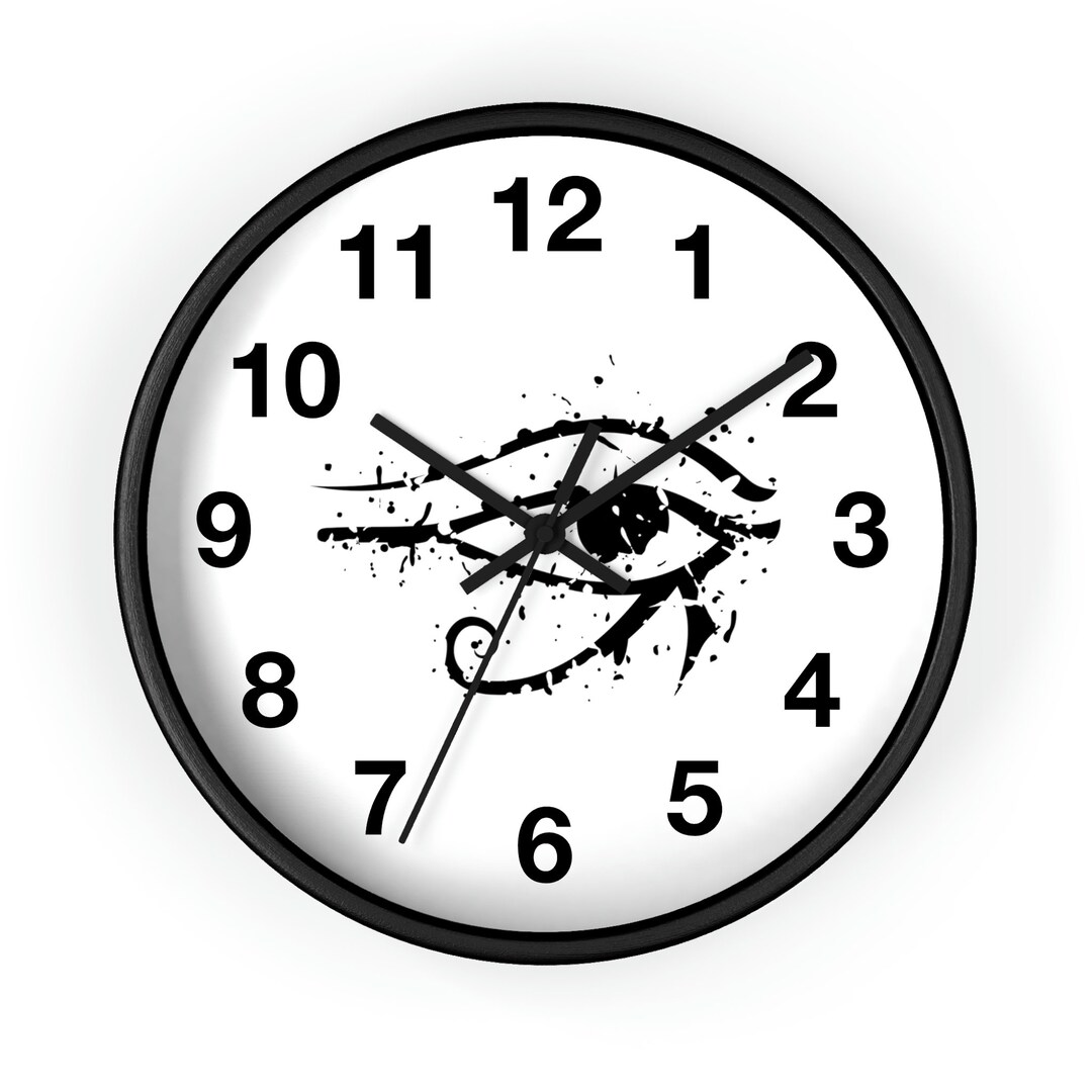 Eye of Horus Ancient Egyptian Themed Wall Clock 2 - Etsy