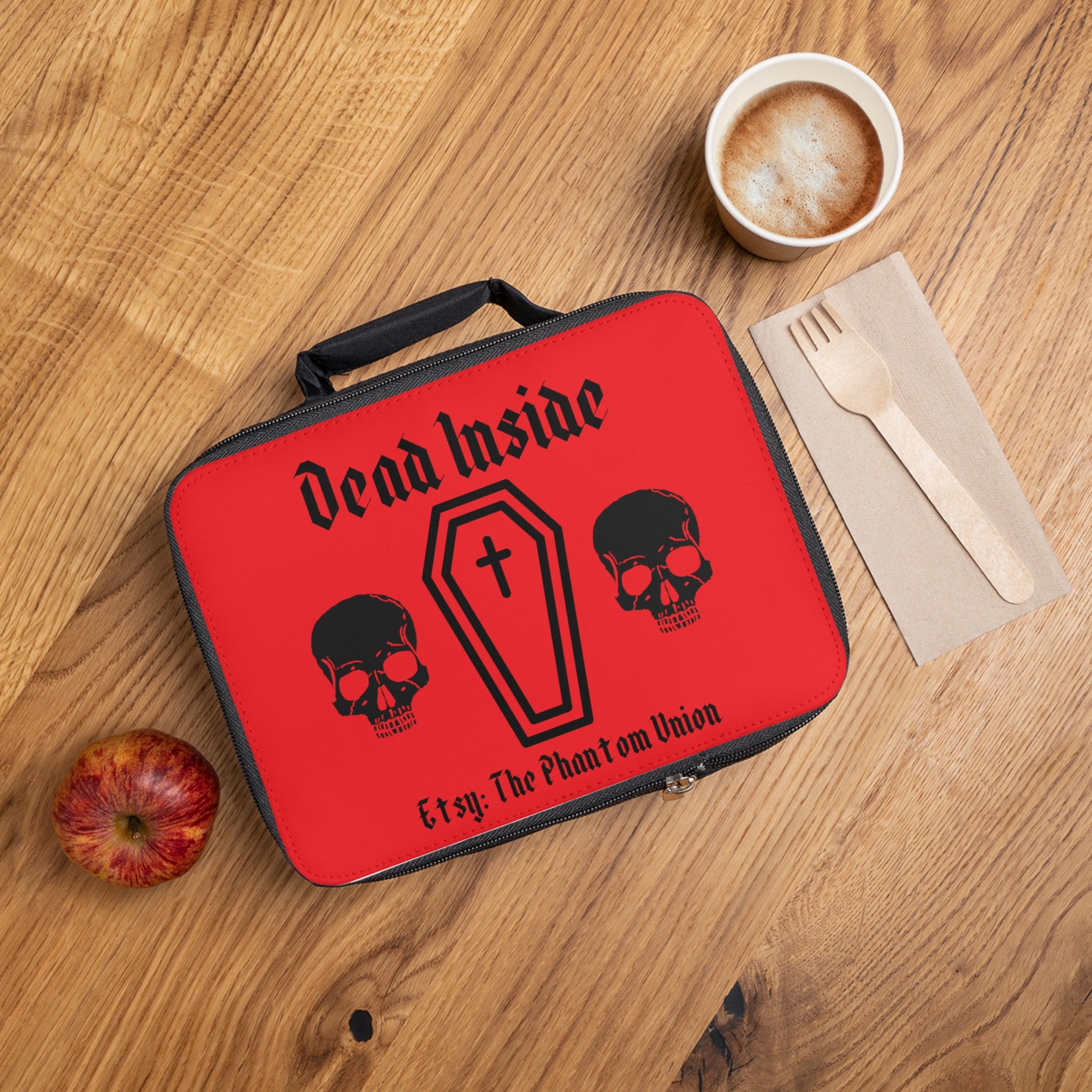 Dead Inside Goth Lunch Bag - Etsy