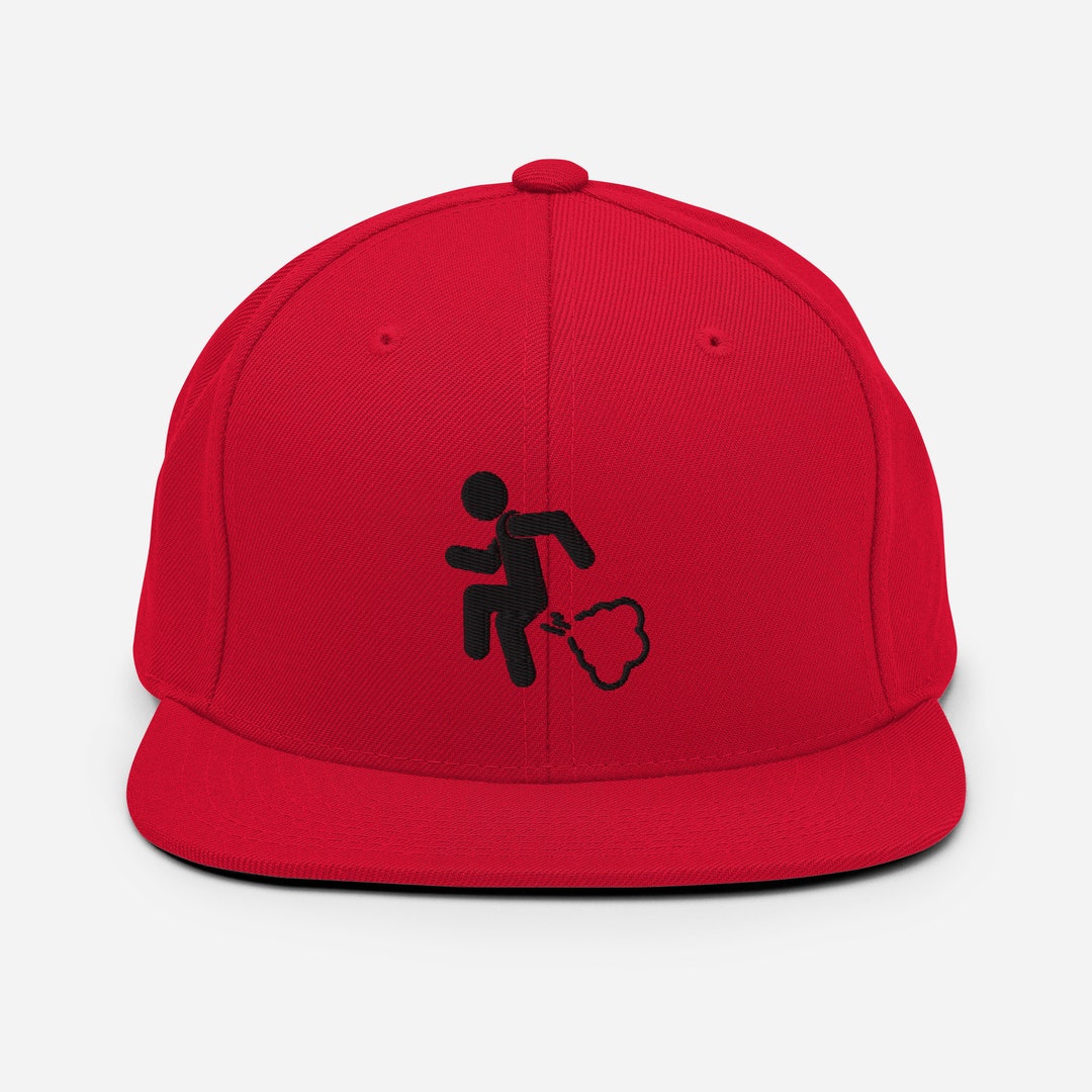 Person Farting Funny Snapback Hat - Etsy