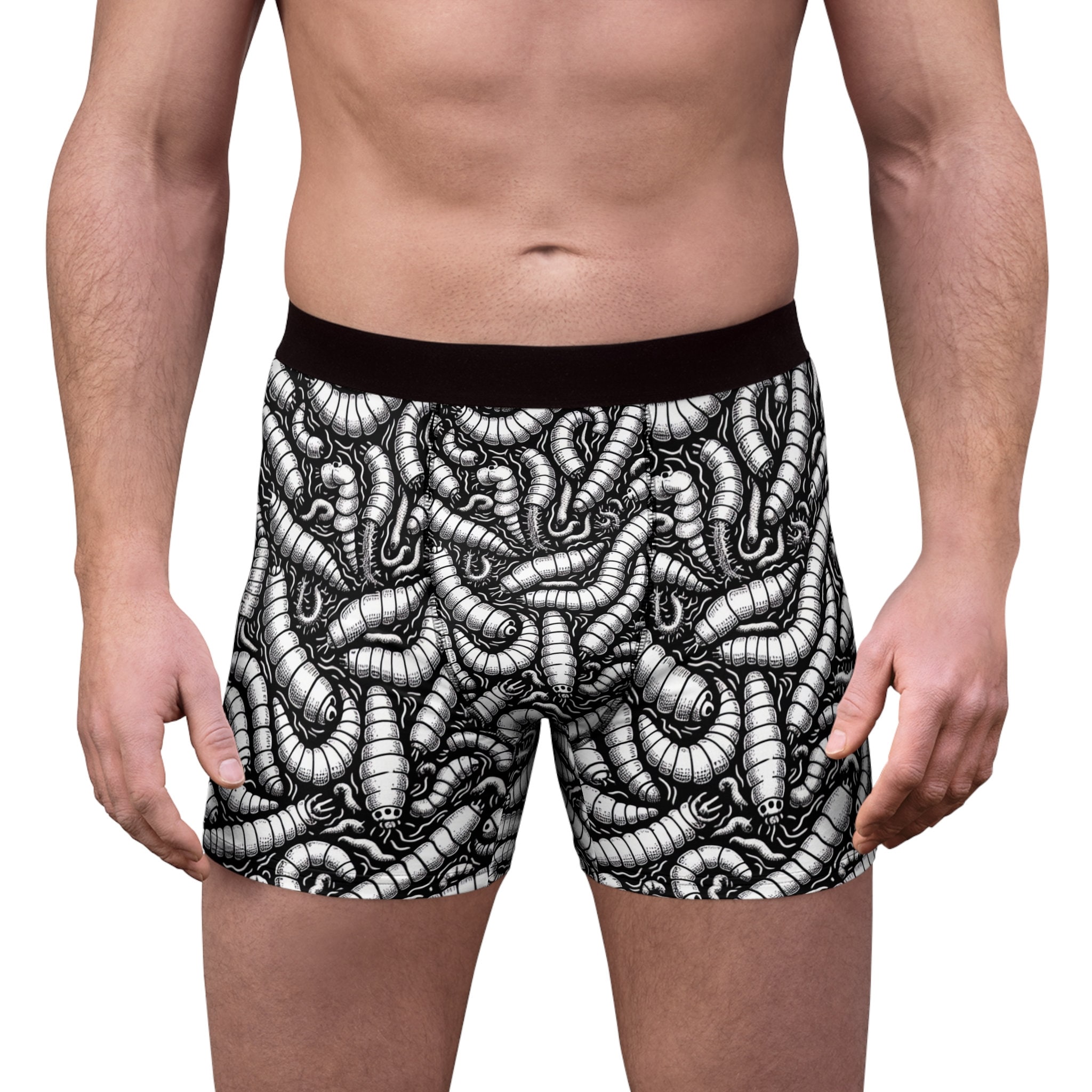Maggots Goth Horror Zombie Themed Men's Boxer Briefs AOP - Etsy
