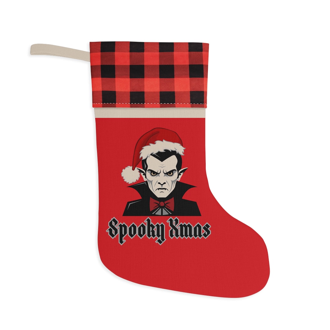 Spooky Xmas Vampire Goth Christmas Stocking - Etsy