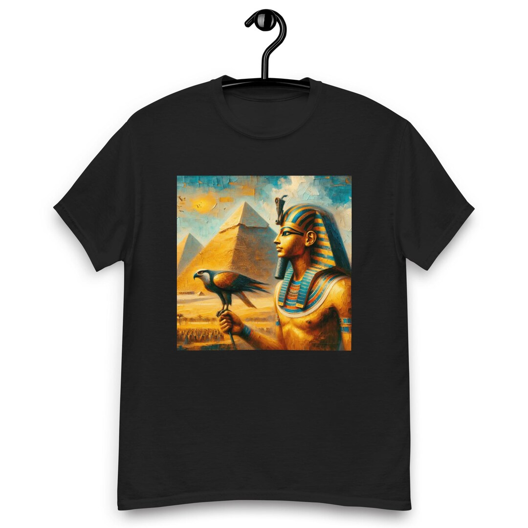 A Pharoh Standing by the Pyramids | Ancient Egyptian Themed Unisex ...