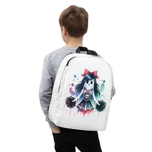 Ghost Cheerleader | Goth Back to School Minimalist Backpack - Etsy