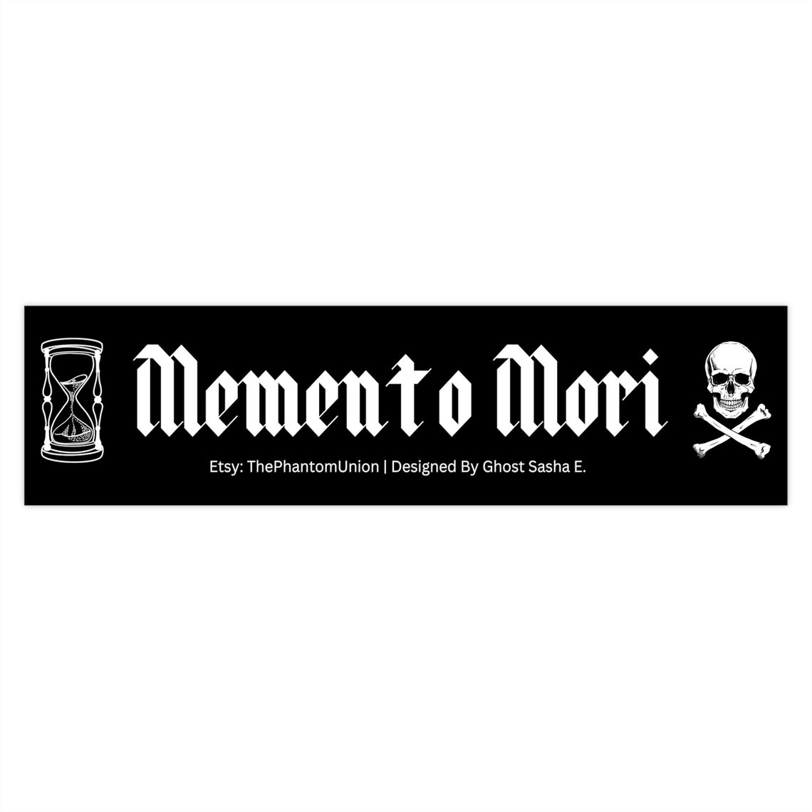 Memento Mori Gothic Bumper Stickers - Etsy
