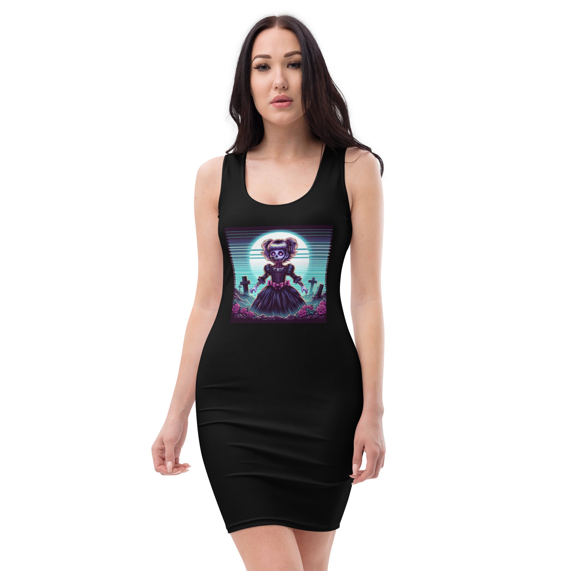 Victorian Zombie Girl Rising From the Grave | Synth Wave Style Goth ...
