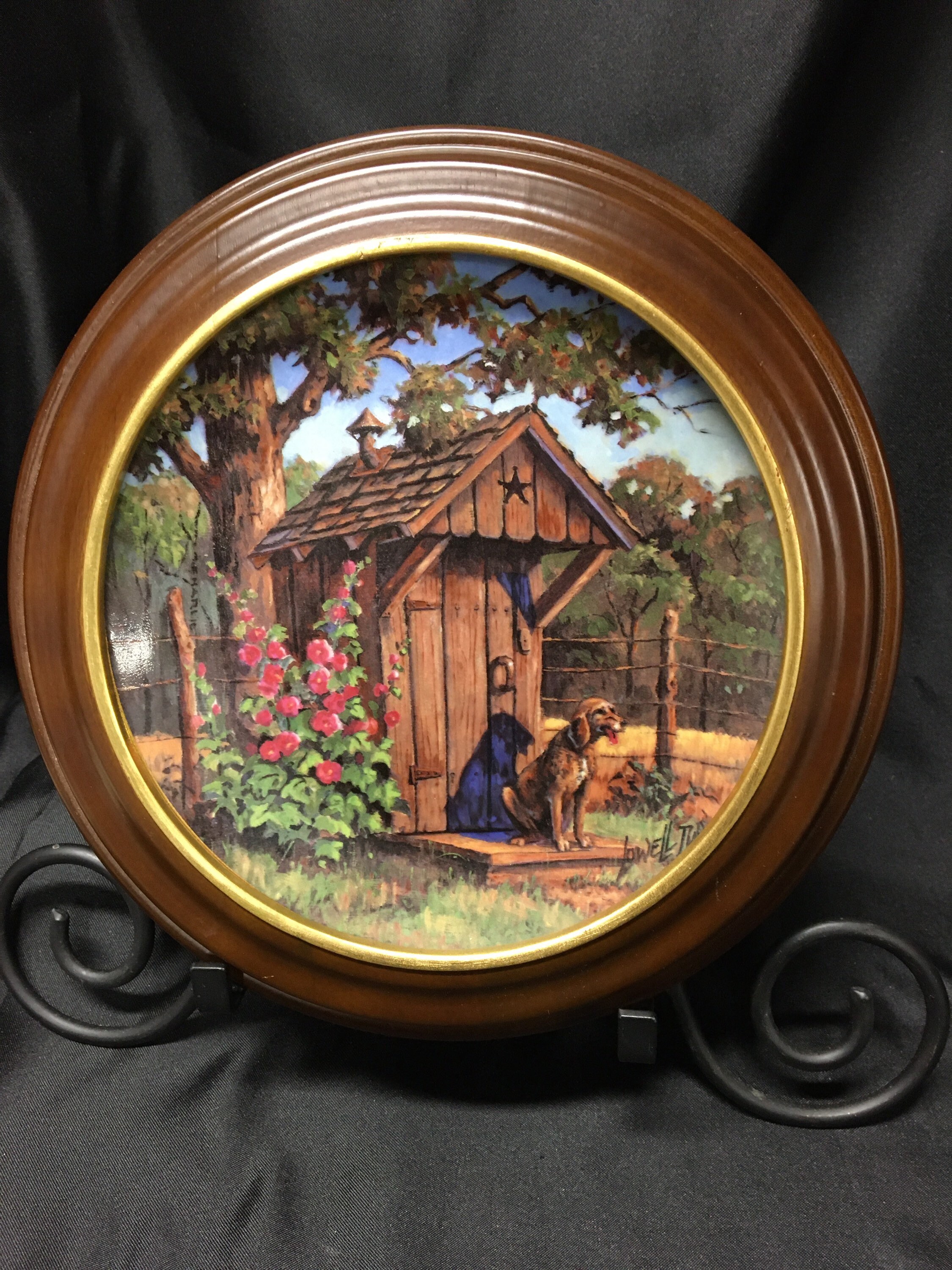 Lowell Davis Waiting for His Master Good Ol Days Collector | Etsy