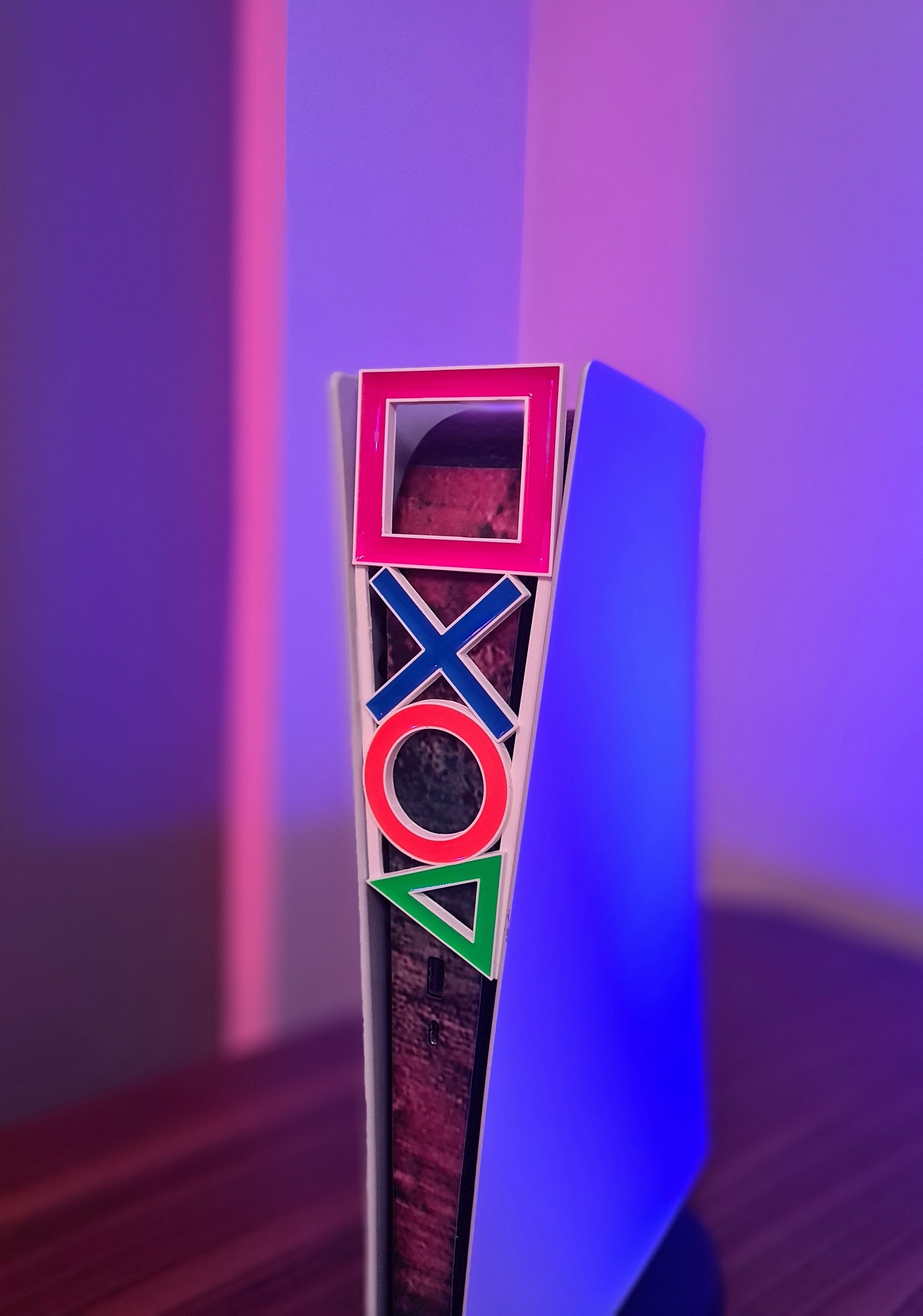 Ps5 Neon Color Icons Accessory - Etsy Canada