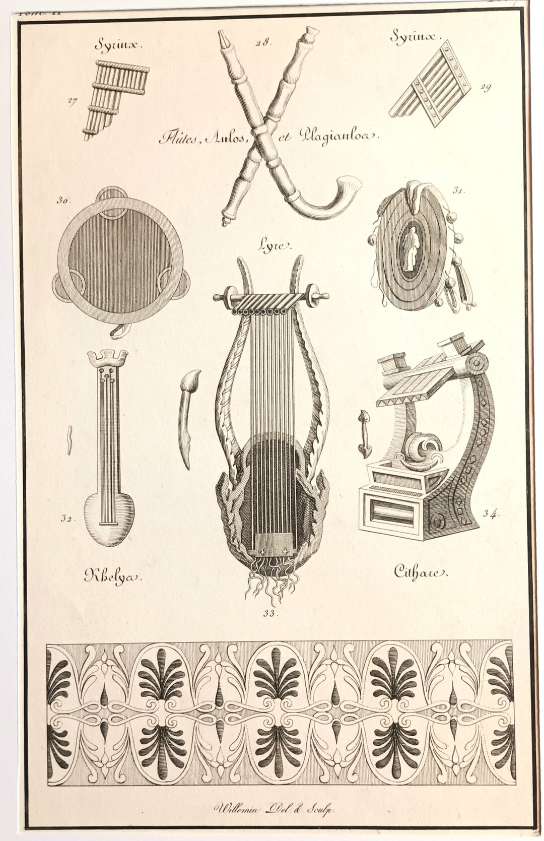 Beautiful Print Drawn and Engraved by Nicolas Xavier Willemin Early ...