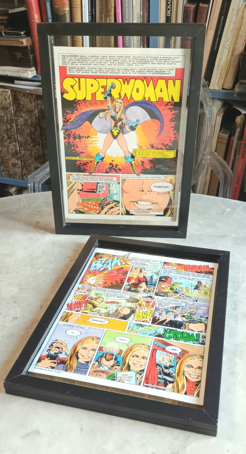 The American Feminist Activist Gloria Steinem as Superwoman 3 Comic ...