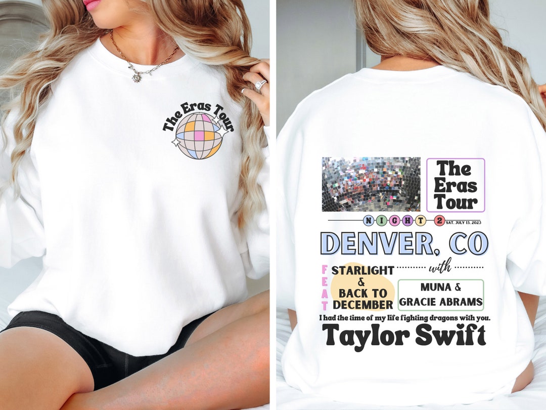 Denver Night 2 Sweatshirt Taylor Swift the Eras Tour - Etsy