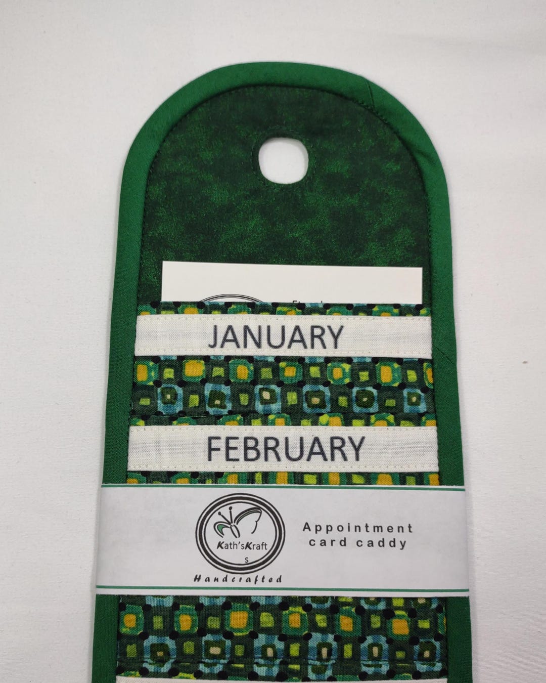 Appointment Card Keeper. Hanging Wall Calendar for Business Sized Cards ...