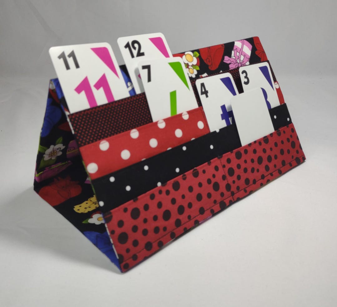4 Level Multi-pocketed Playing Card Caddy. Fantastic Card Holder to ...