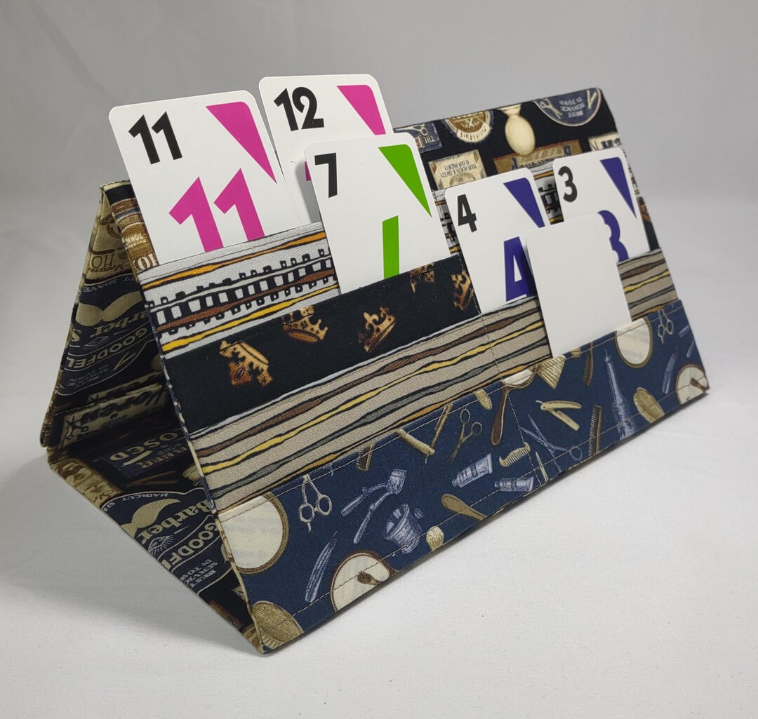4 Level Multi-pocketed Playing Card Caddy. Fantastic Card Holder to ...
