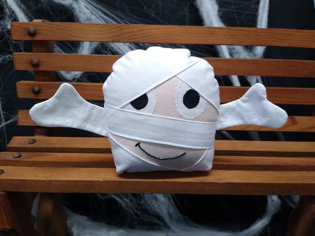 Mummy Monster Plush Decoration, Cute Fabric Mummy Plush, Silly Monster ...