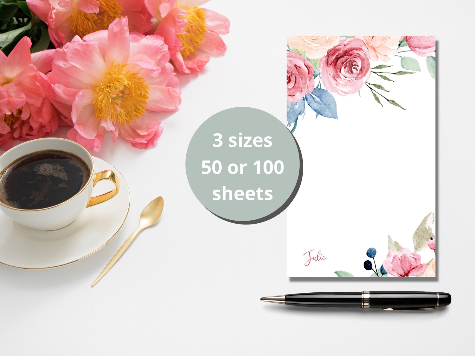 Personalized Notepad, Custom Notepad, Personalized Stationery, Writing ...