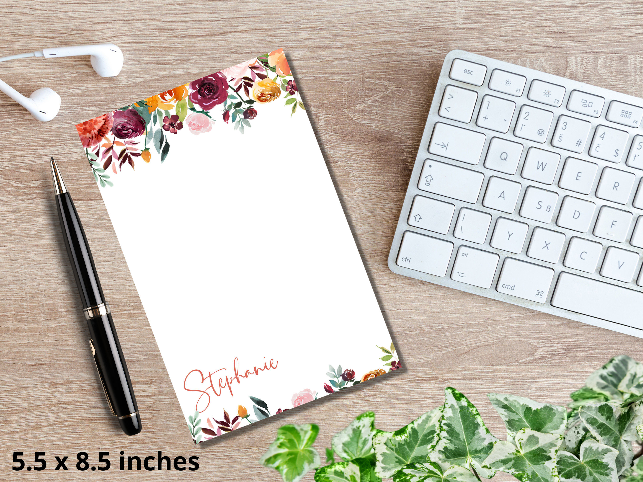 Personalized Notepad, Custom Notepad, Personalized Stationery, Writing ...