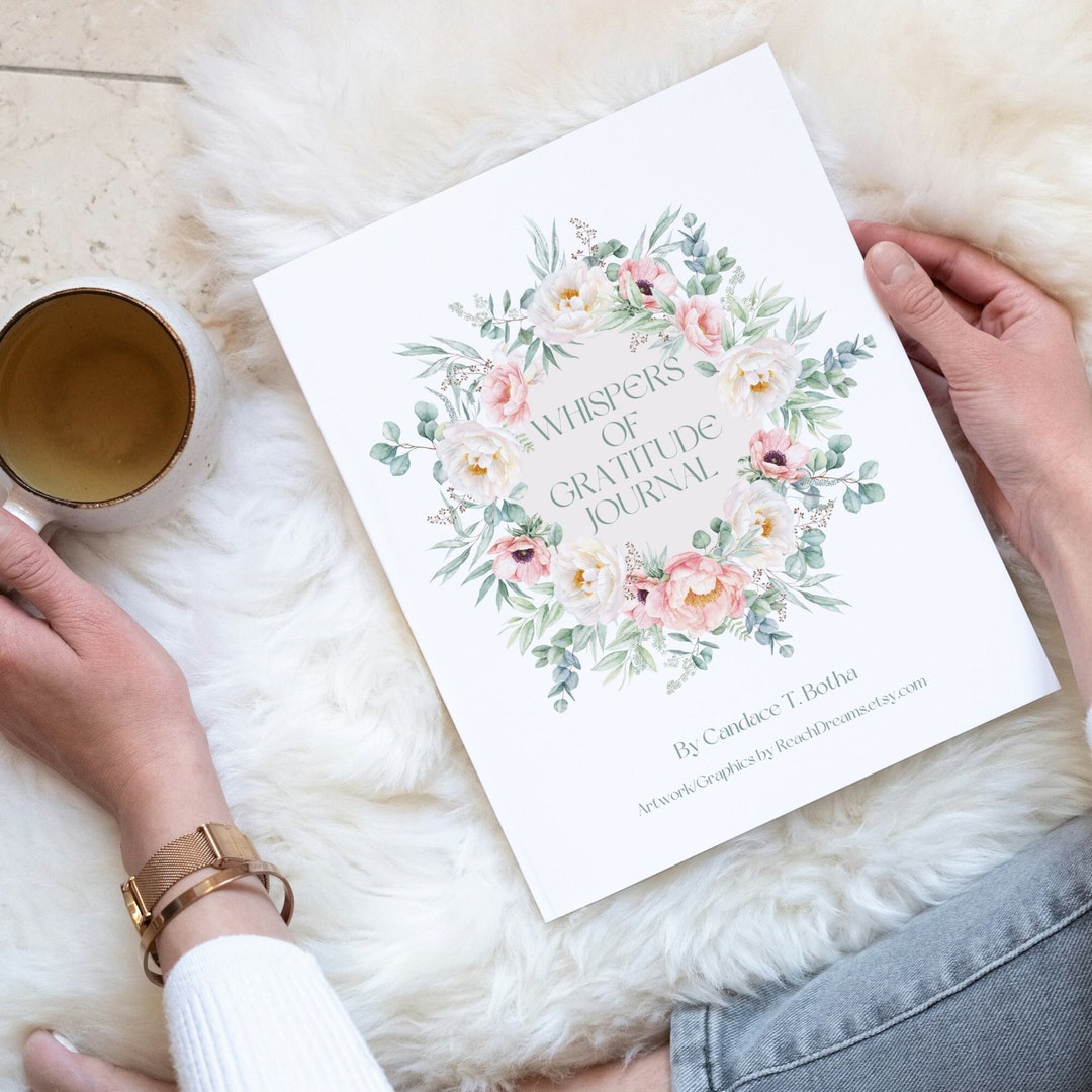 Gratitude Journal, 'whispers of Gratitude,' Gratitude Gift, Journal for ...