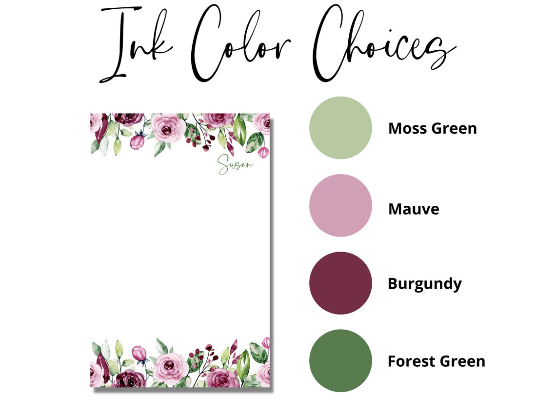 Personalized Notepad, Custom Notepad, Personalized Stationery, Writing ...