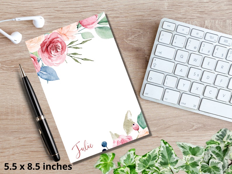 Personalized Notepad, Custom Notepad, Personalized Stationery, Writing ...