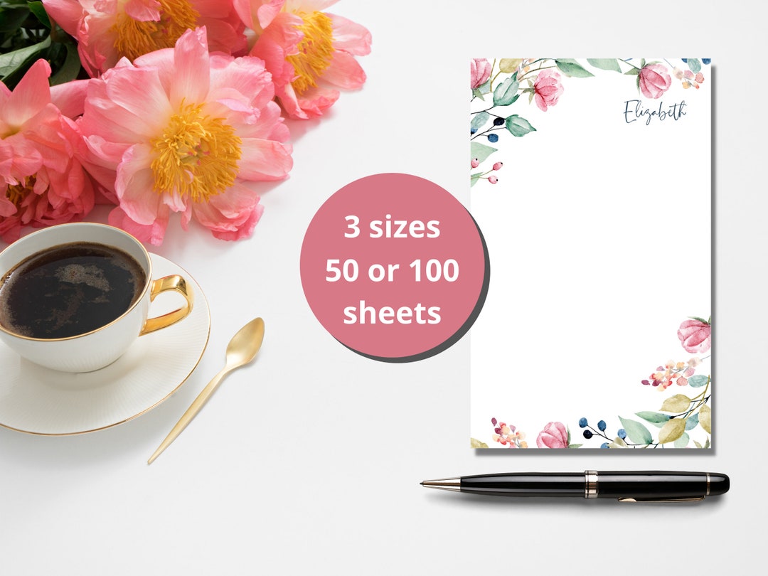 Personalized Notepad, Custom Notepad, Personalized Stationery, Writing ...