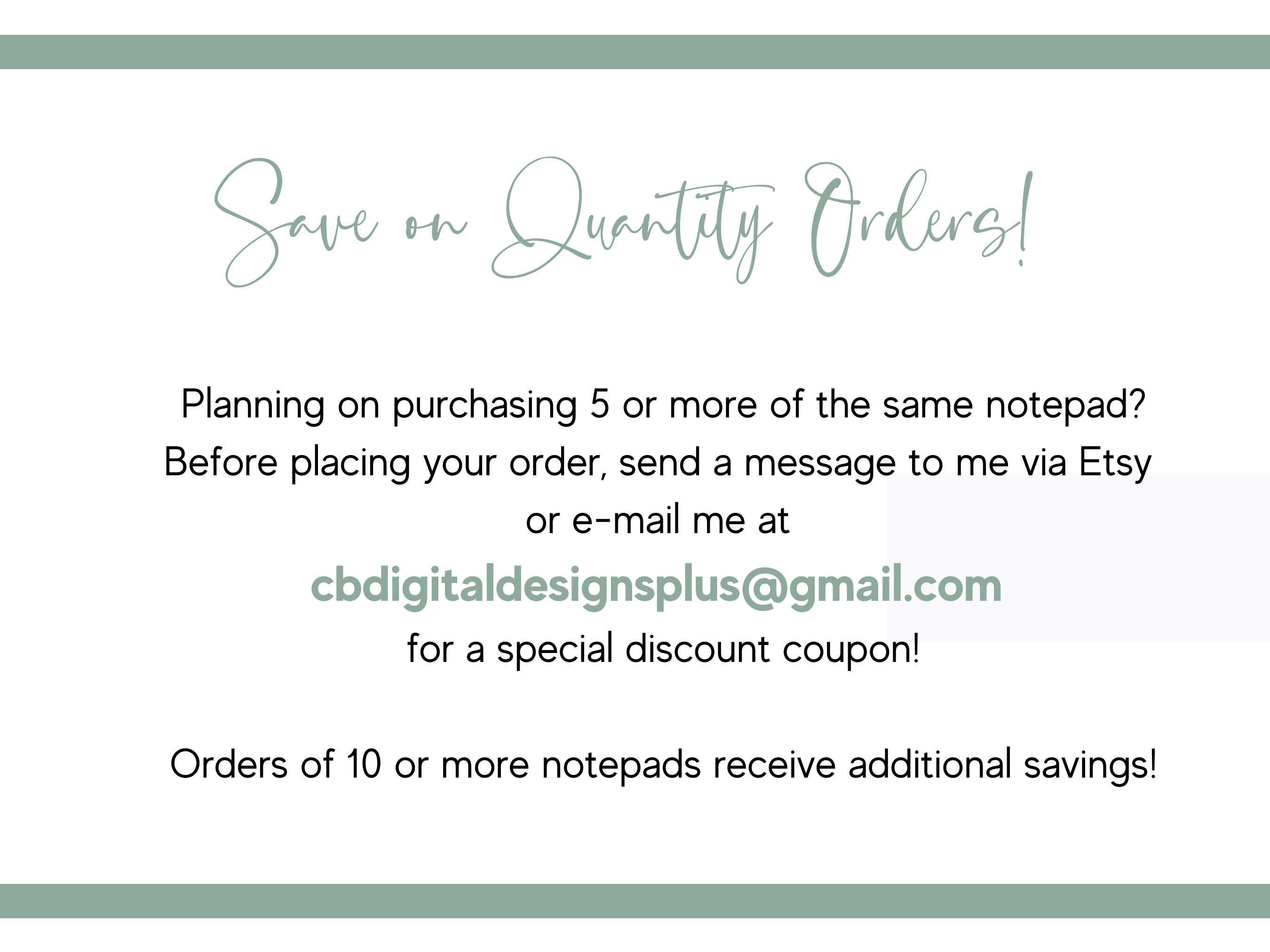 Personalized Notepad, Custom Notepad, Personalized Stationery, Writing ...