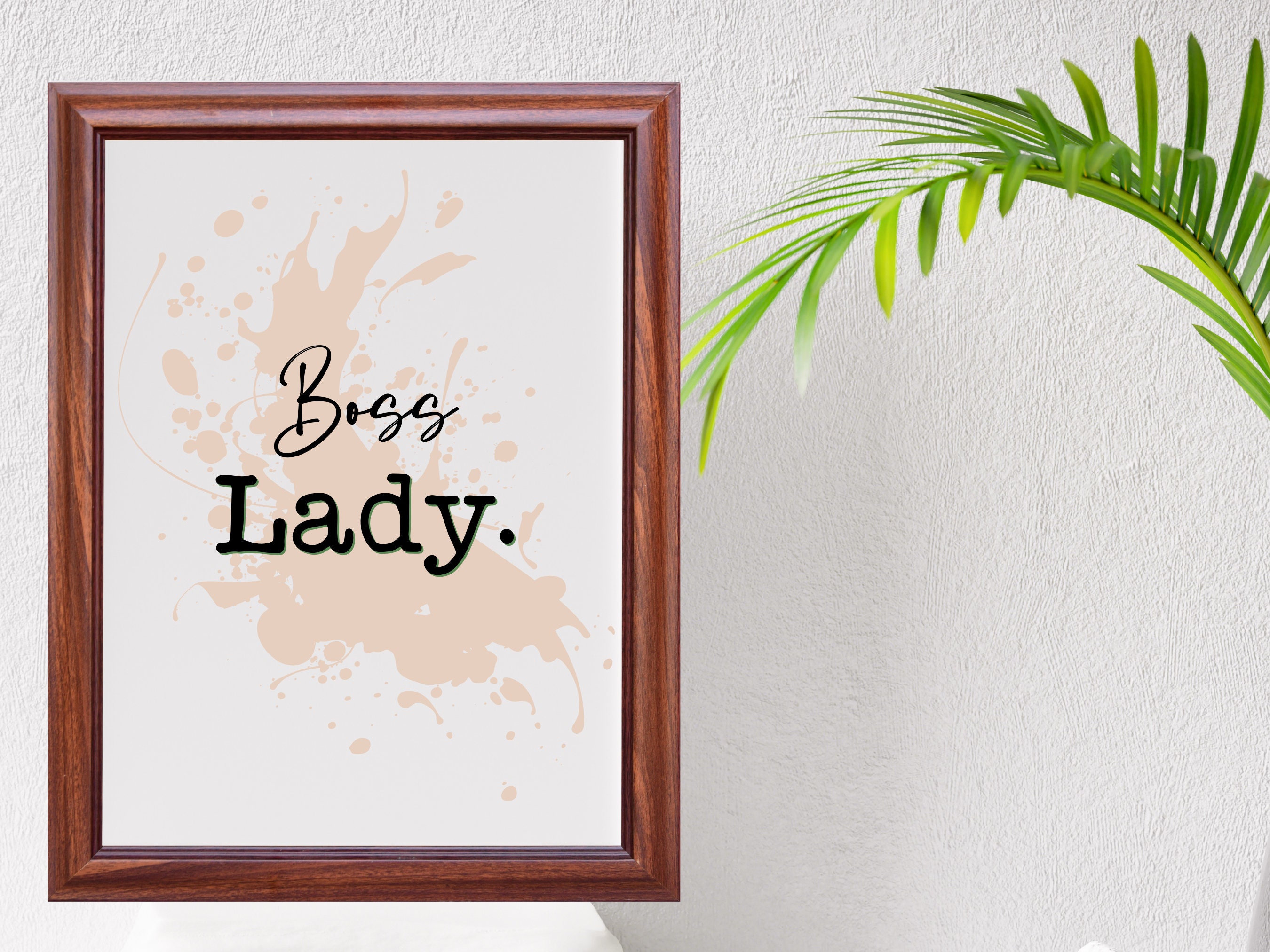Boss Lady Wall Art, INSTANT DOWNLOAD, Motivational Home Office Art ...
