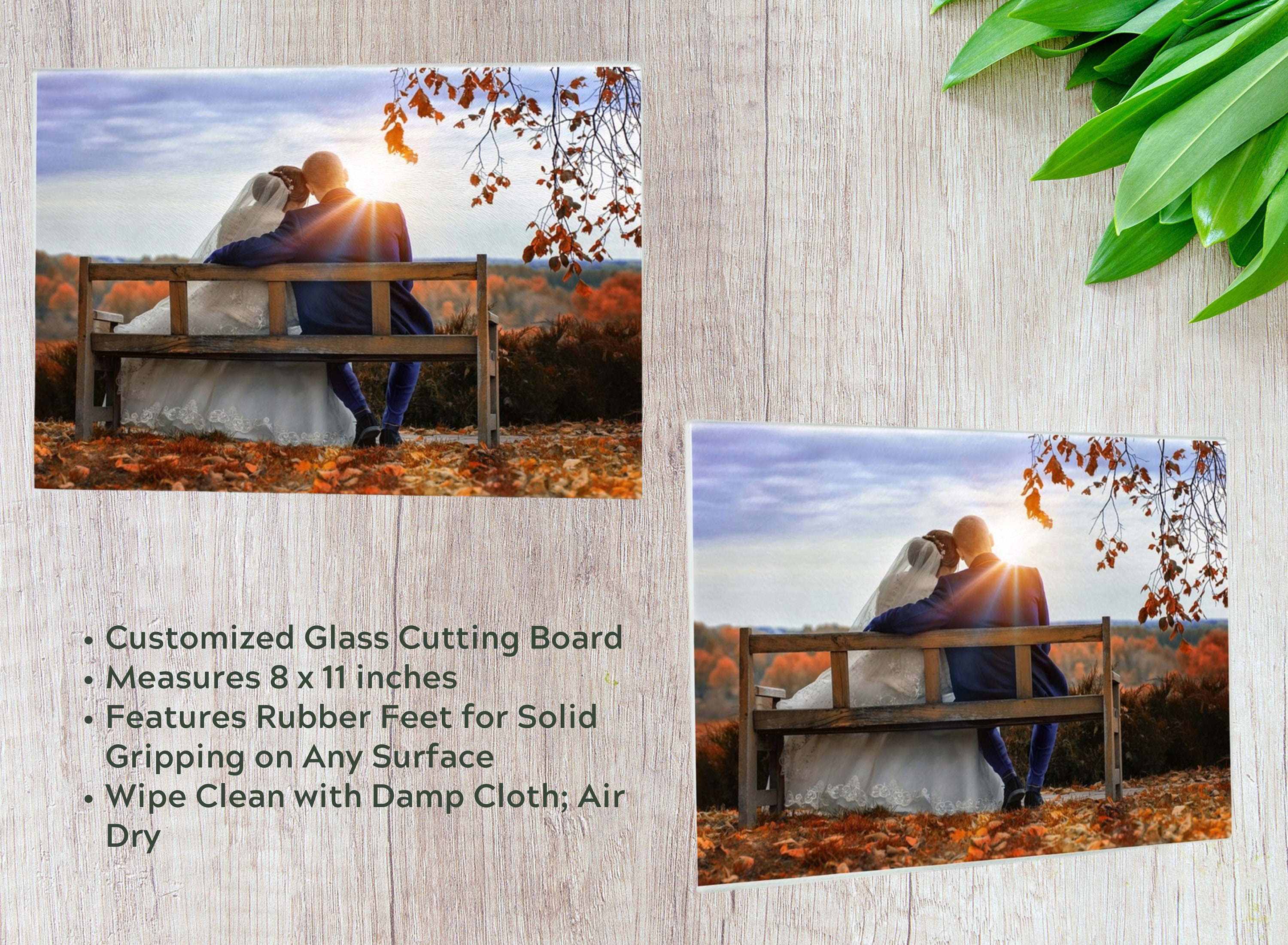 Custom Photo Glass Cutting Board, Personalized Glass Cutting Board ...