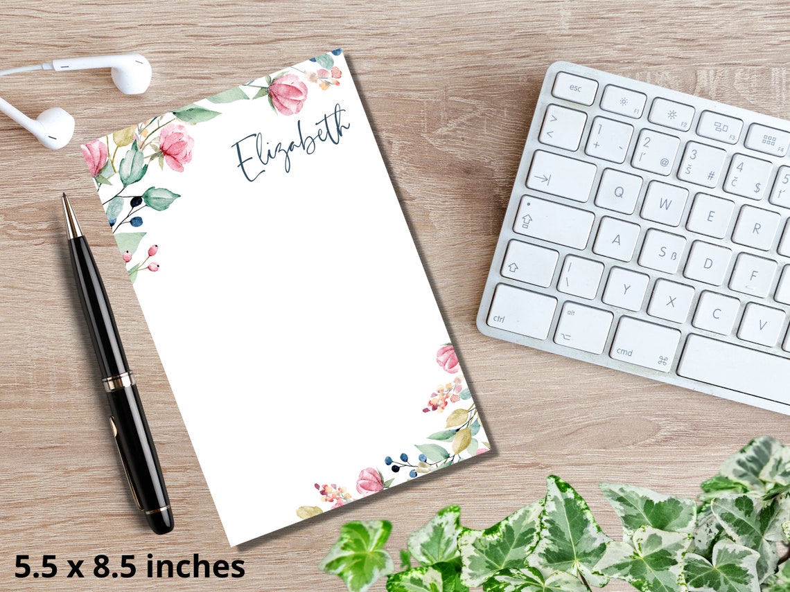 Personalized Notepad Custom Notepad Personalized Stationery - Etsy