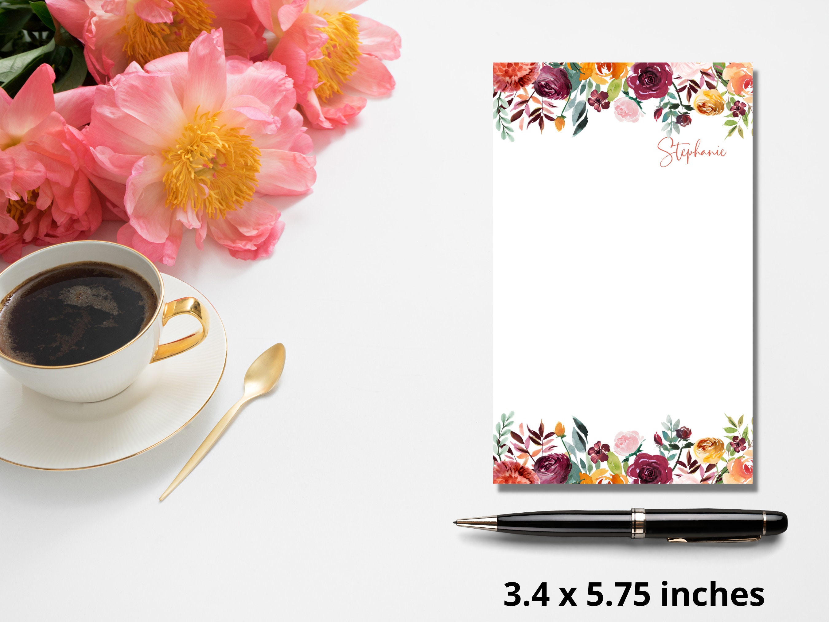 Personalized Notepad, Custom Notepad, Personalized Stationery, Writing ...