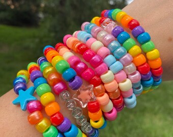 Pride Flag Kandi Cuff - Etsy