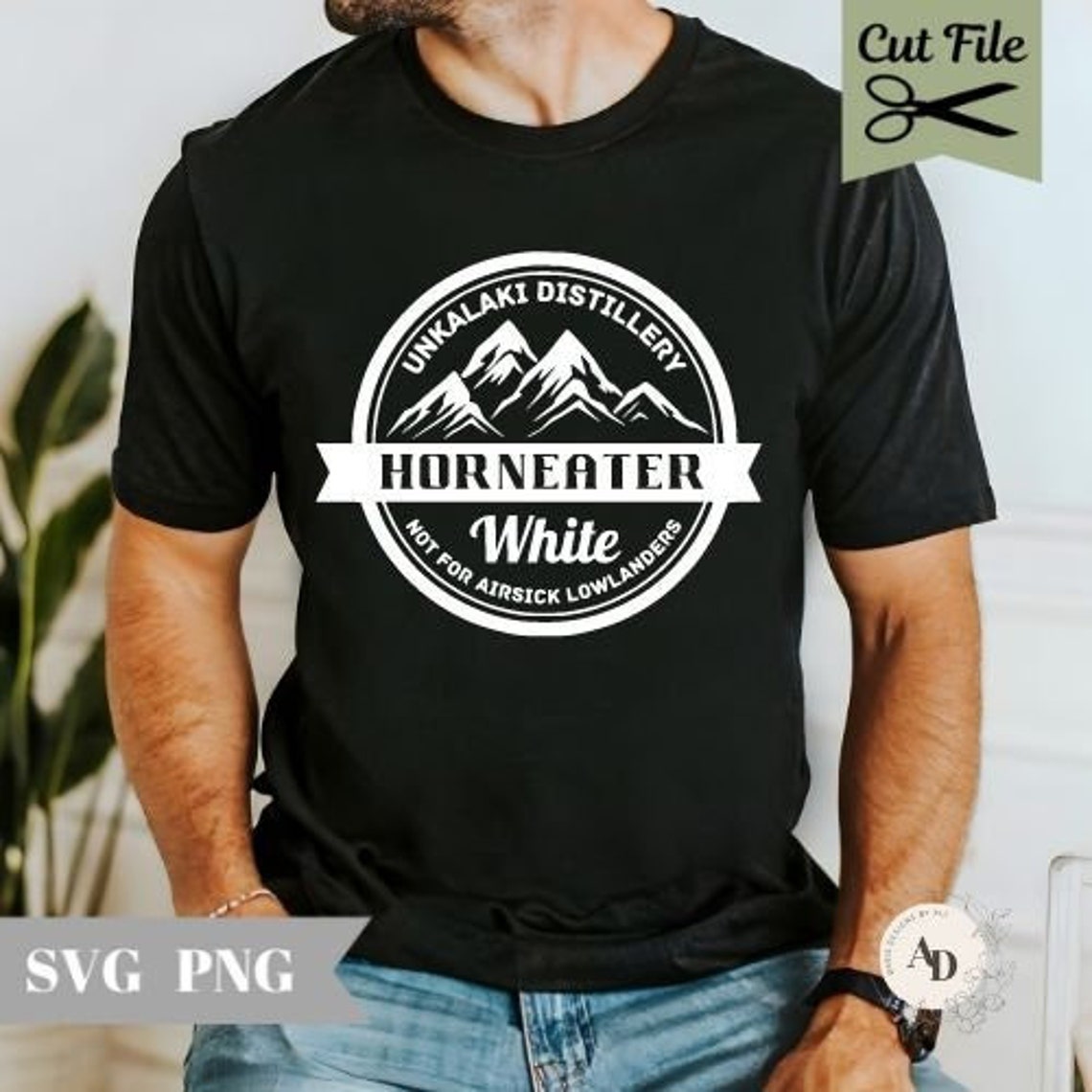Horneater White Unkalaki Distillery SVG Cut File - Etsy
