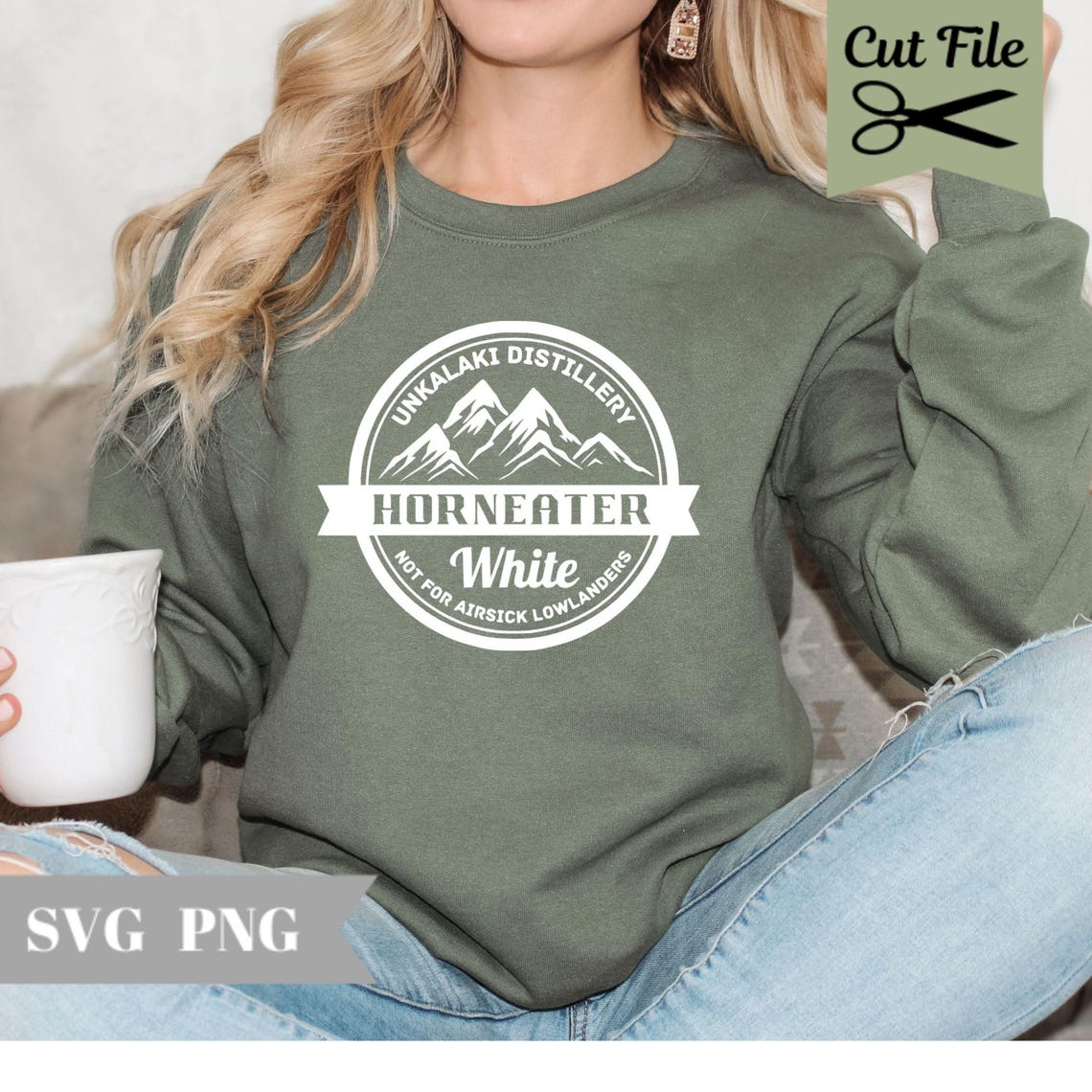 Horneater White Unkalaki Distillery SVG Cut File - Etsy