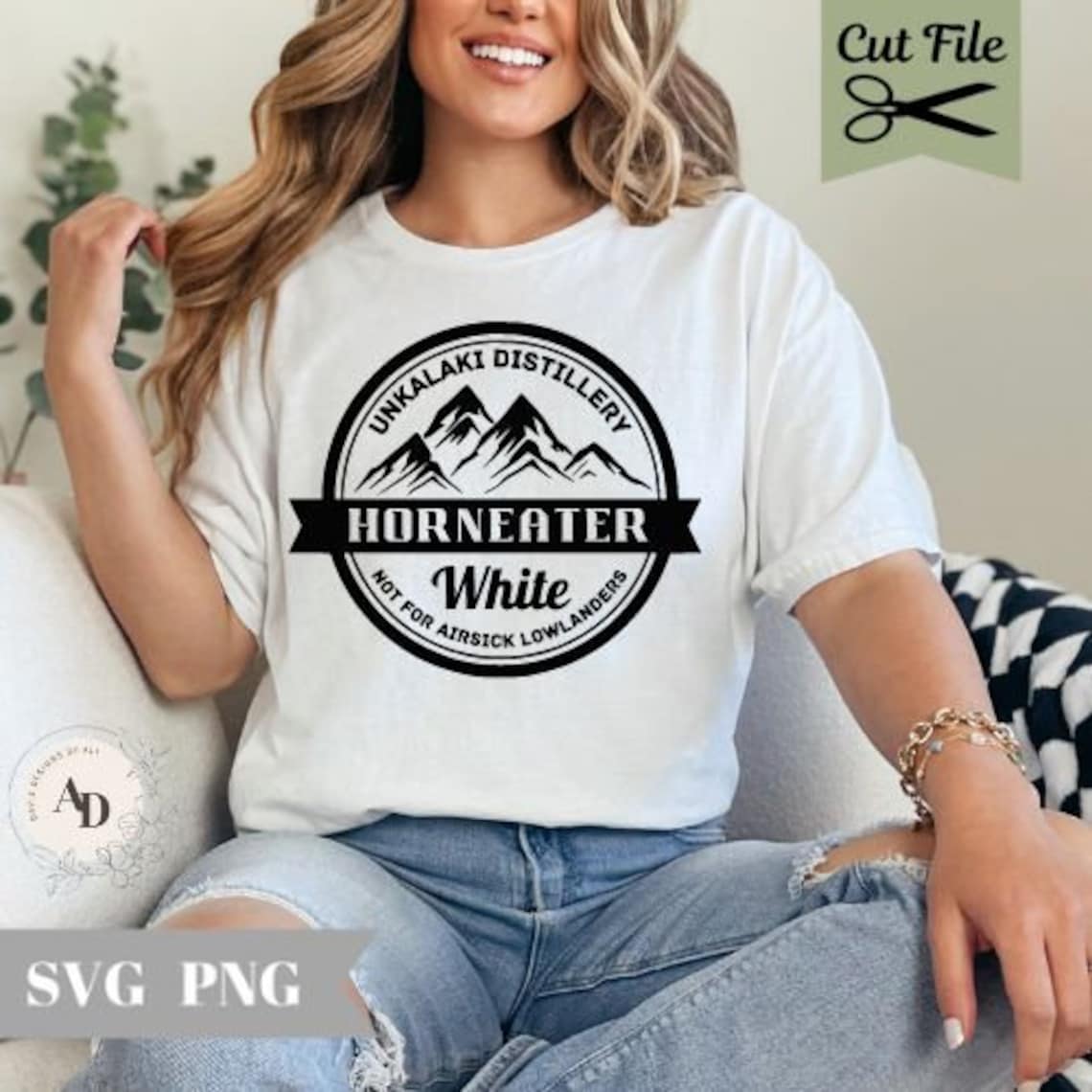 Horneater White Unkalaki Distillery SVG Cut File - Etsy