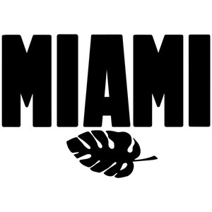 Miami SVG Sticker / Miami SVG Vinyl / Miami Download / Miami Cut File ...