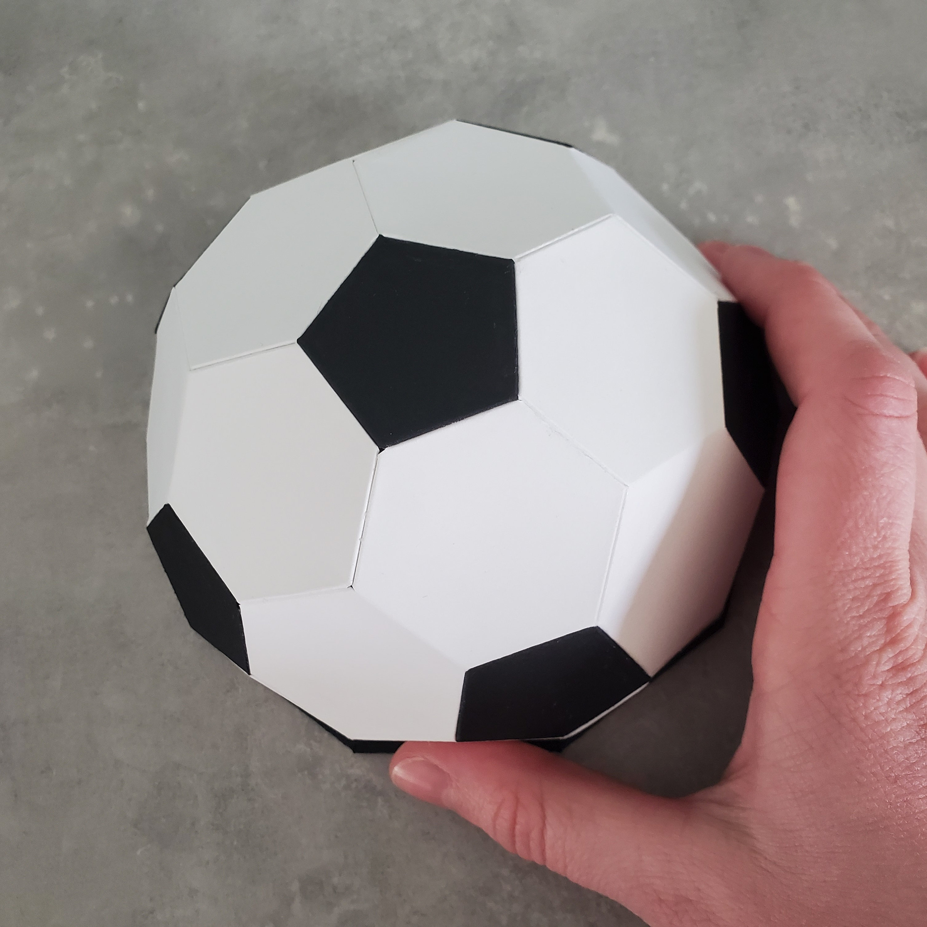 Soccer / Football DIY 3D Gift Box - Digital Download - Etsy