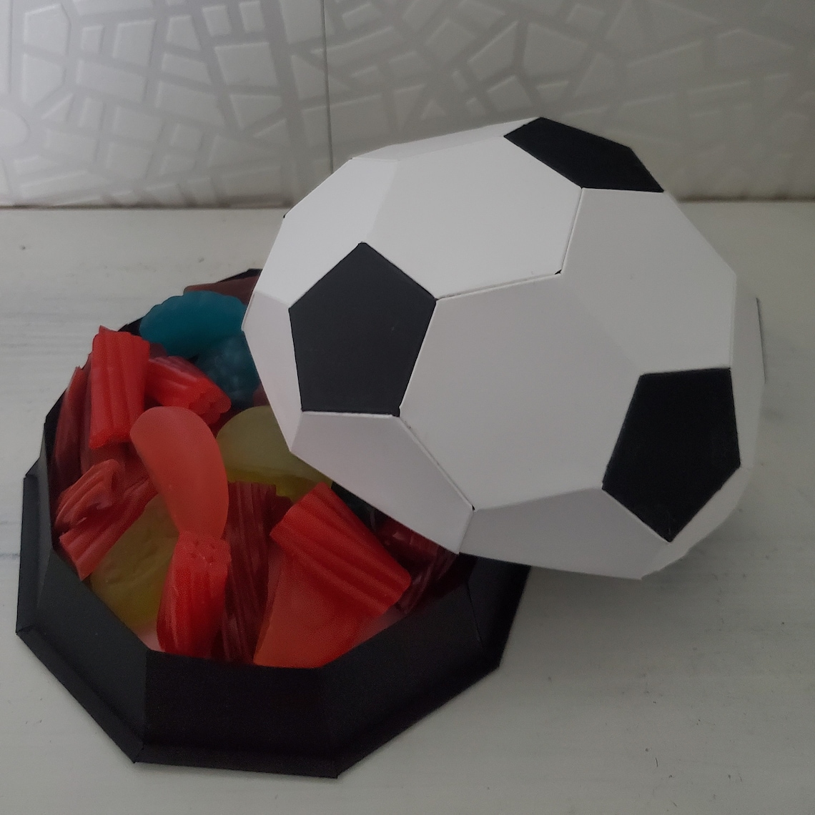 Soccer / Football DIY 3D Gift Box - Digital Download - Etsy