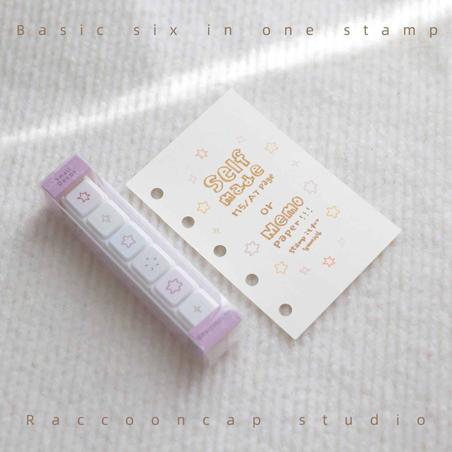 Basic Six in One Stamps Self Made Inside Page Simple Patterns Stamps ...