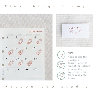 Tiny Things Stamps Daily Stamp Photosensitive Stamps Planner - Etsy