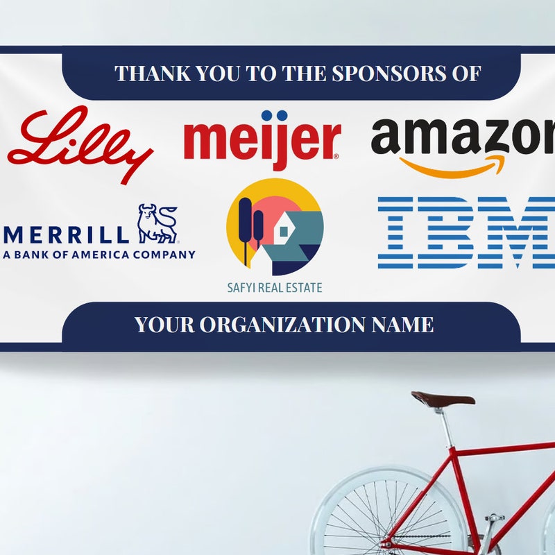 Sponsor Thank You Poster Template - Etsy