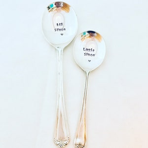 Love Spoons Set: Big Spoon Little Spoon - Etsy