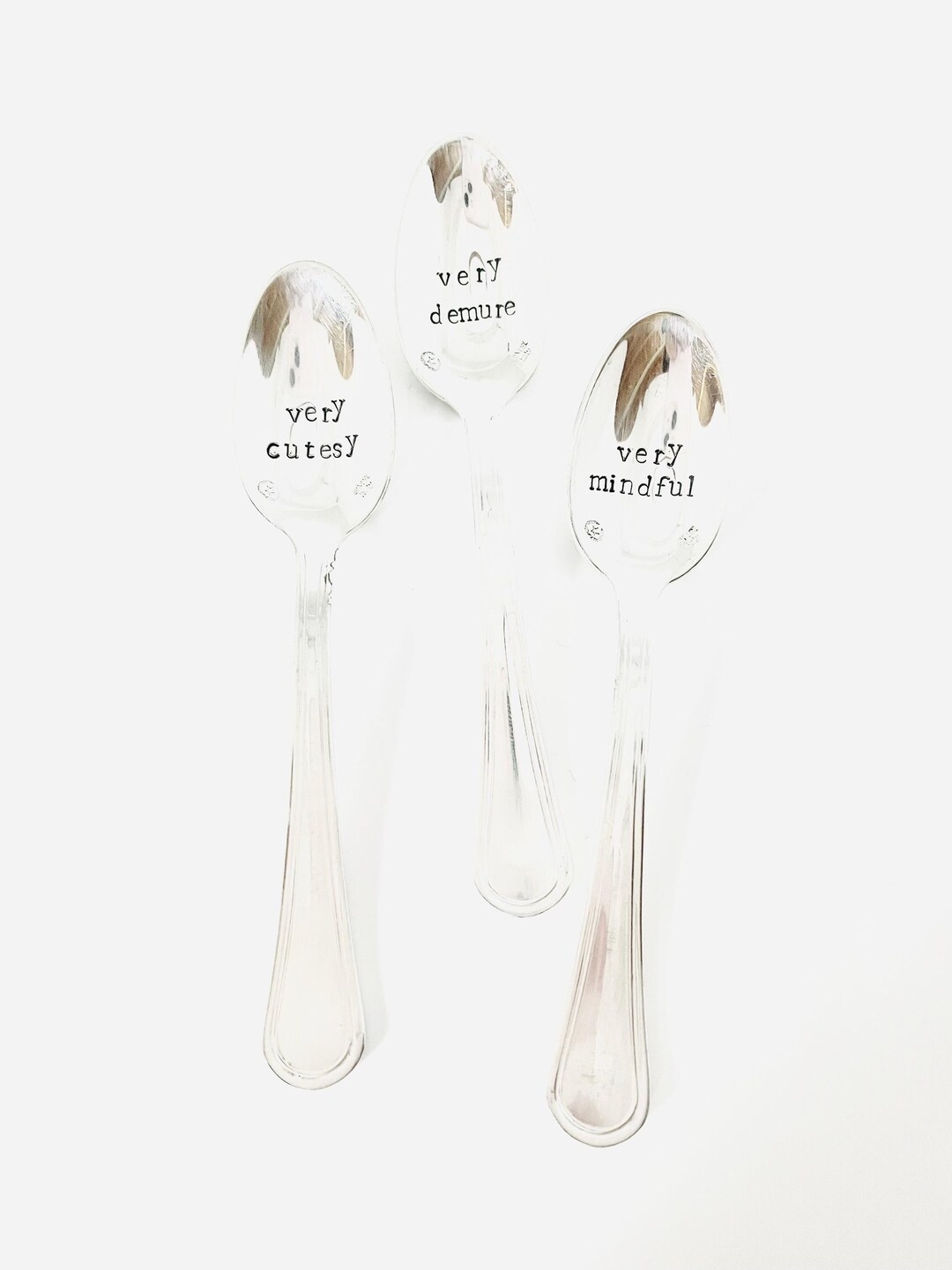 Very Cutesy, Very Mindful, Very Demure Coffee Spoons - Etsy