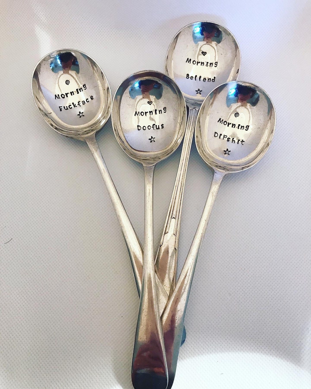 Profanity Porridge Spoons - Etsy UK