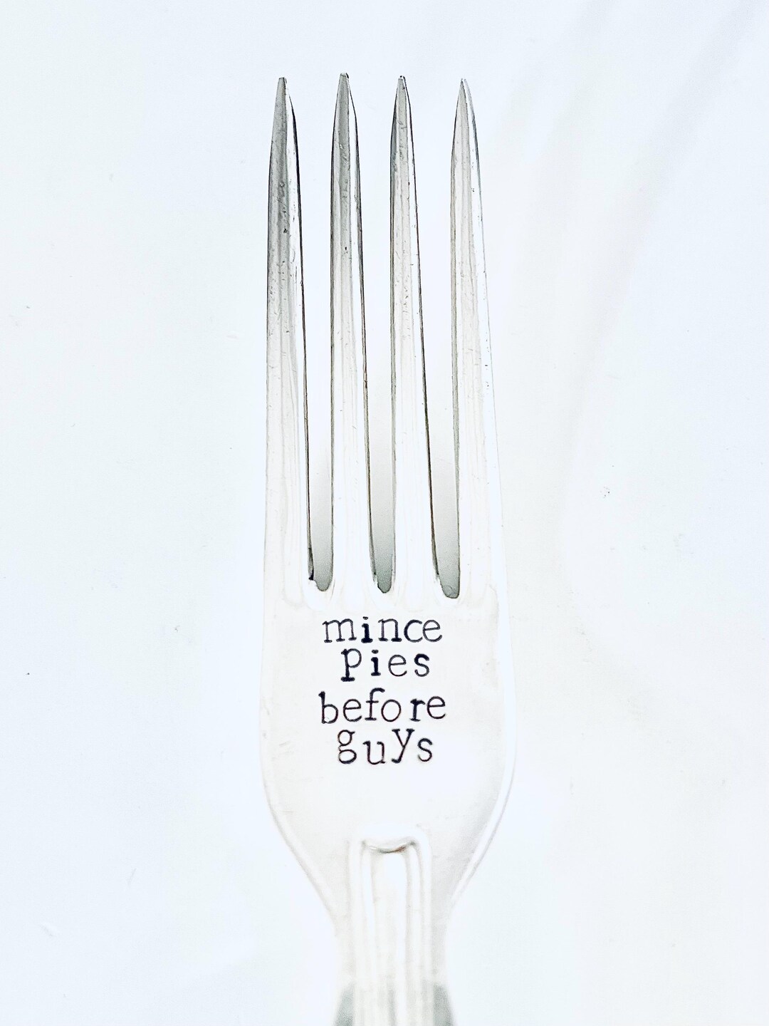 Mince Pies Before Guys/ I Love Mince Pies : Dessert Fork - Etsy