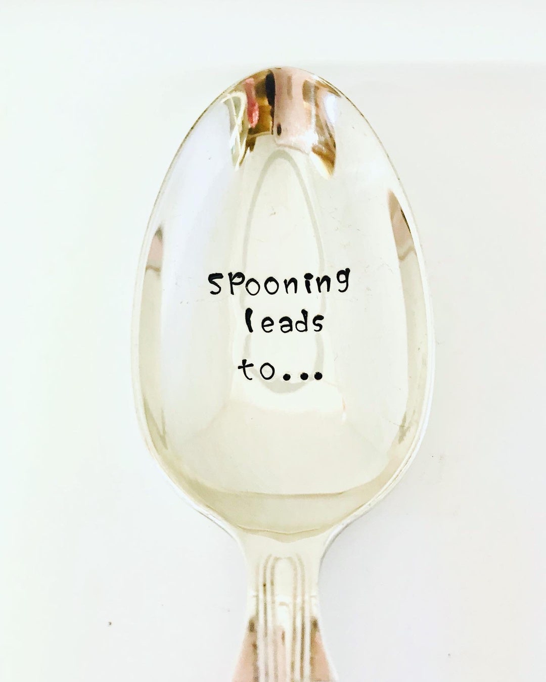 Spooning Leads to Forking: Spoon and Fork Set - Etsy
