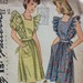 Vintage Ca. 1943 Simplicity 4632 Women’s Dress or Pinafore Sewing ...