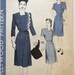 Vintage Ca. 1943 Simplicity 4632 Womens Dress or Pinafore Sewing ...