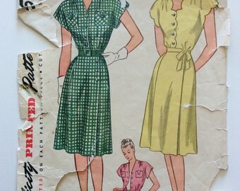 Wrap Around Dress Pattern - Etsy