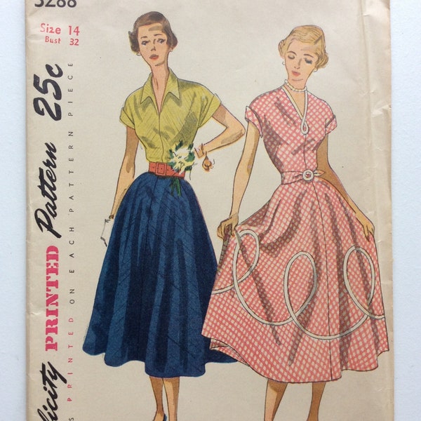 Skirt Blouse Pattern - Etsy