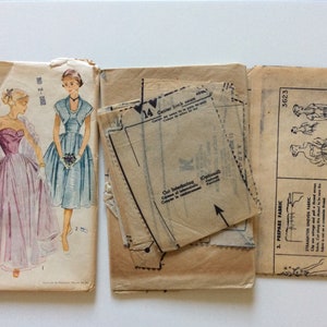 Vintage Ca. 1951 Simplicity 3623 Women’s Dress in Daytime & Evening ...